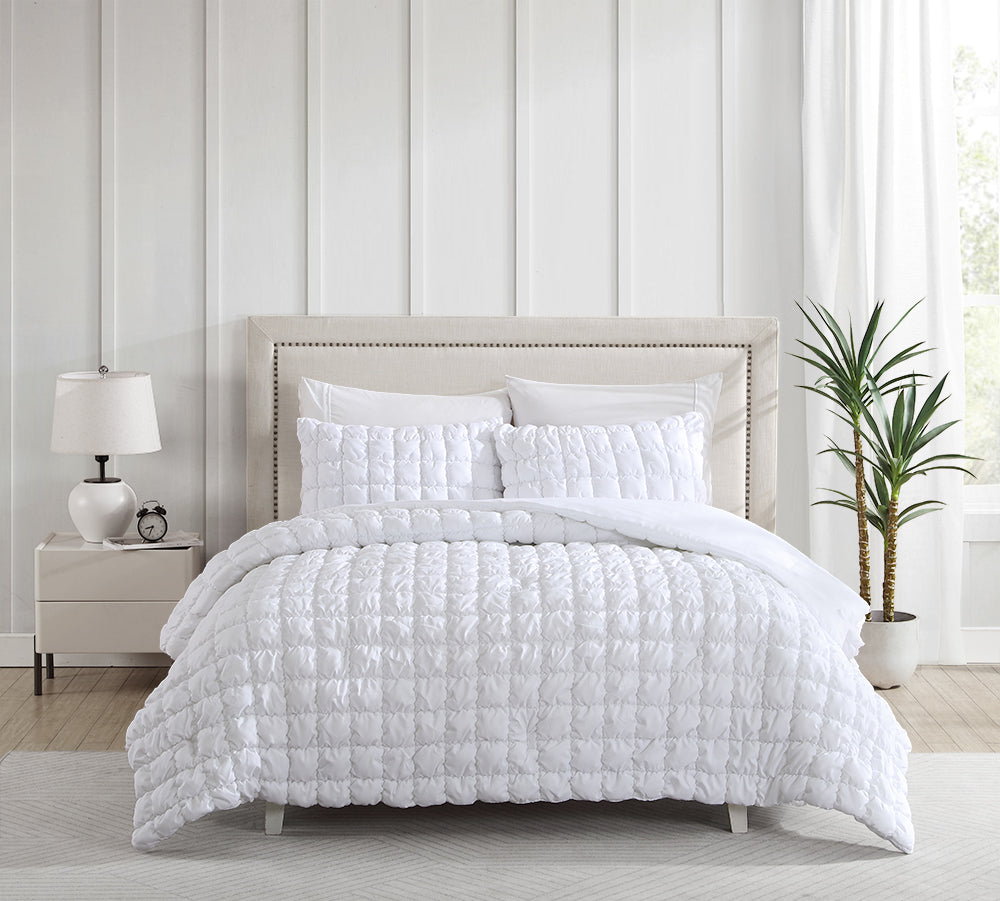 Allyson Elastic Embroidered Box Comforter Set – The Nesting Store