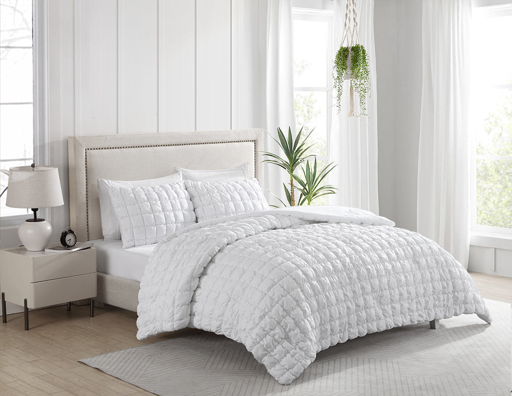 Allyson Elastic Embroidered Box Comforter Set – The Nesting Store